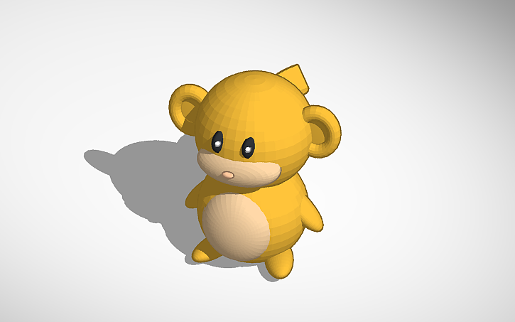 3D design Monkey - Tinkercad