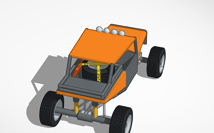3D design (Working Suspension) Sim Lab Rock Crawler - Tinkercad