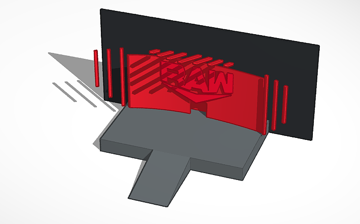 3D design Raw Stage 2022 (Big platform) - Tinkercad