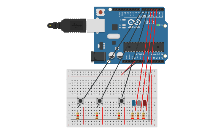 Circuit design Epic Fyyran - Tinkercad