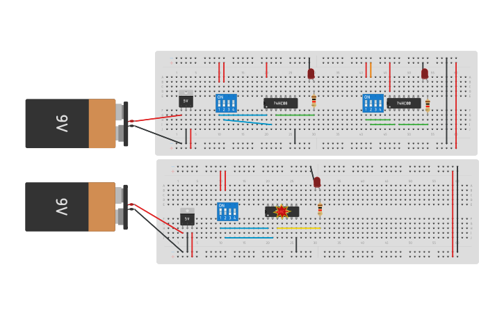 Circuit design Practica 1 - Tinkercad