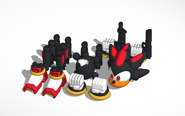 3D design shadow - Tinkercad