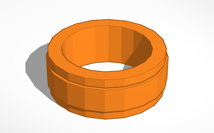 3D design Fidget Spinner Ring - Tinkercad