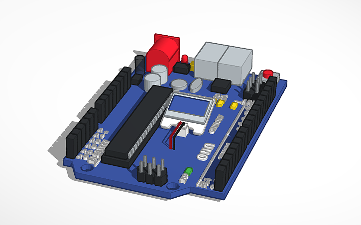 3D design Arduino UNO - Tinkercad