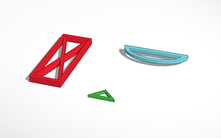 3D design truss examples - Tinkercad