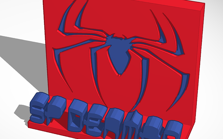 3D design spider man - Tinkercad