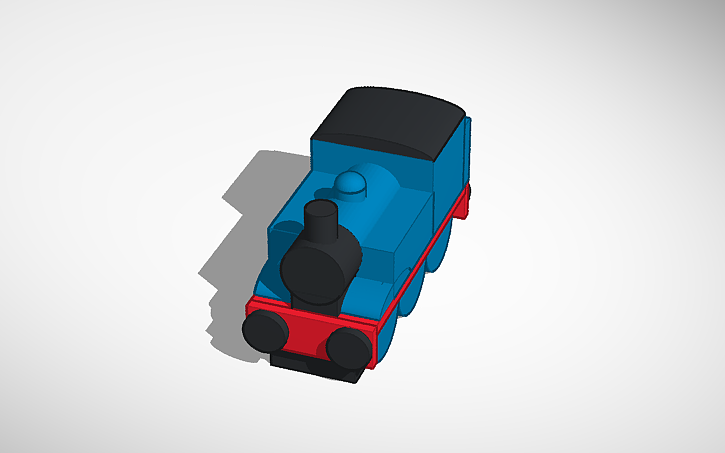 3D design chibi thomas thing - Tinkercad