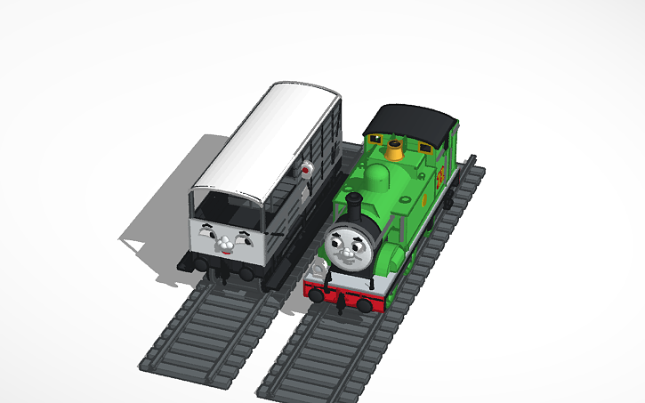 3D design Oliver and Toad - Tinkercad
