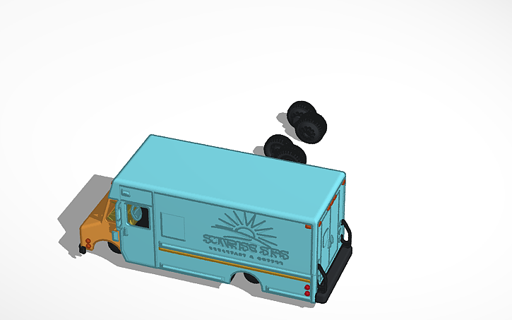 3D design Addies Food Truck Plain Gain - Tinkercad