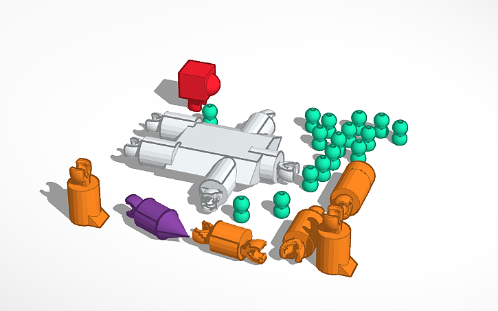 3D design meck - Tinkercad