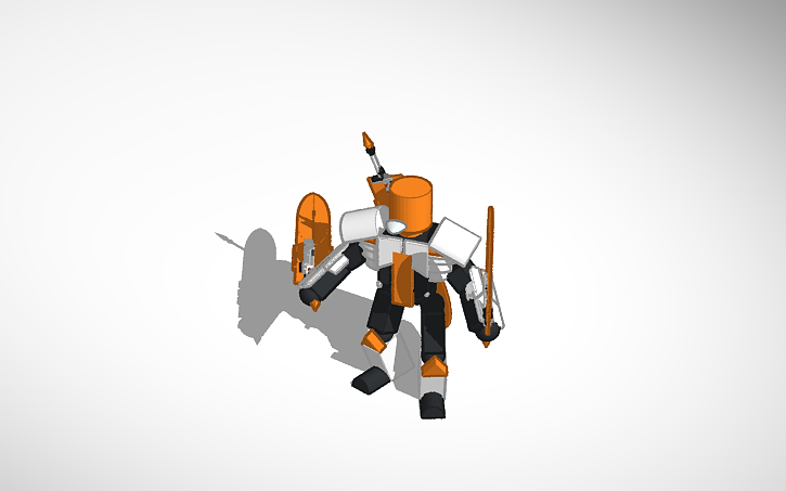 3D design Armor Bot - Tinkercad