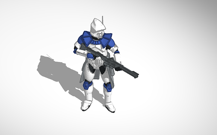 3D design 501st ARF Trooper - Tinkercad