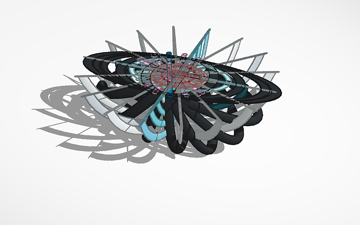 3D design Intergalactic gravity energy generator - Tinkercad
