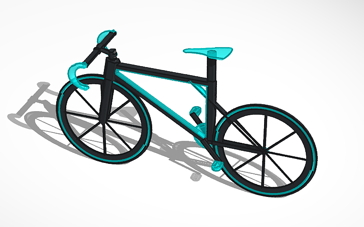 3D design Polygon Bike - Tinkercad