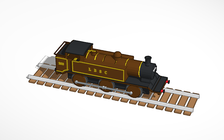 3D design OLD Hornby 2/Real E2 Tank Engine - Tinkercad