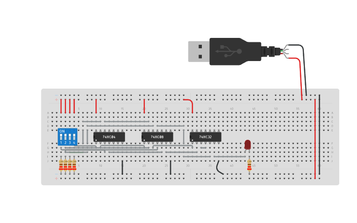 Circuit design SIMULACIÓN 5 - Tinkercad