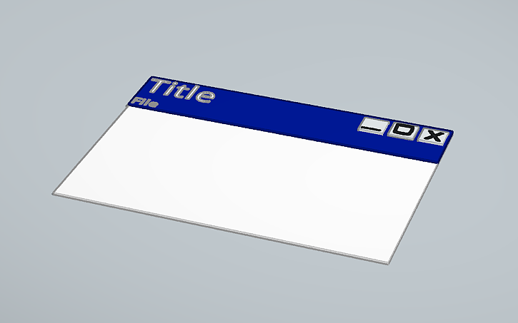 3D design windows 95 tab 🌐 - Tinkercad