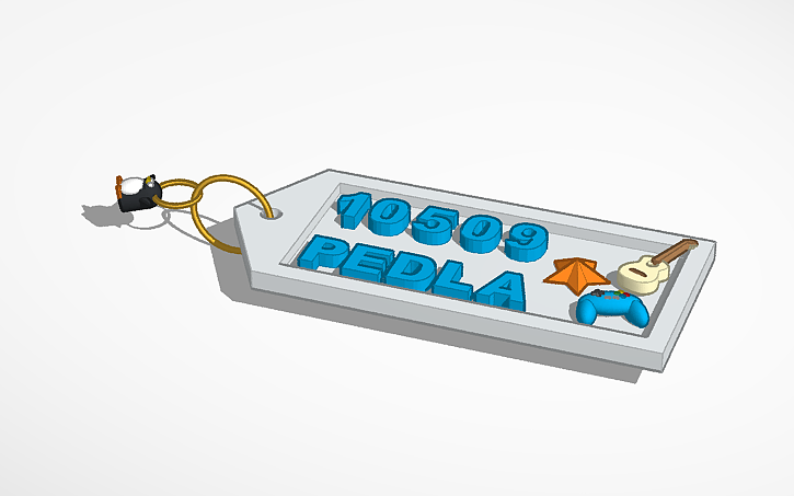 3D design 牌 - Tinkercad