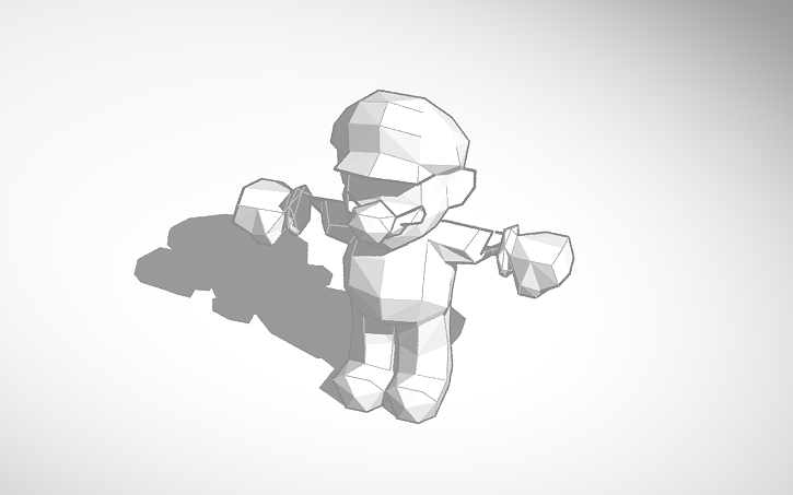 3D design Mario (Super Mario 64 DS) - Tinkercad