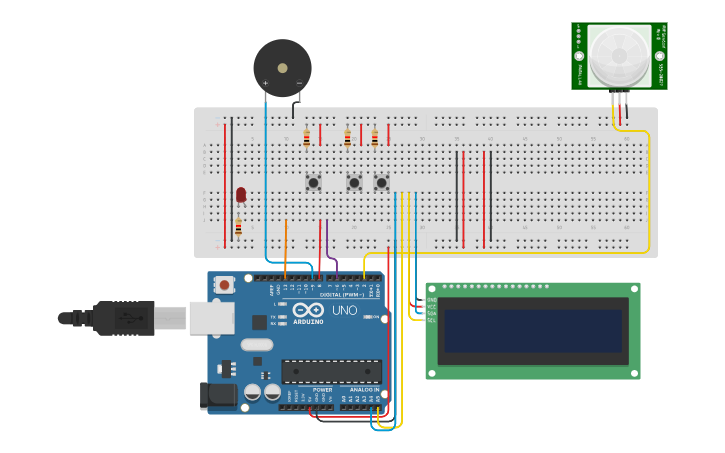 Circuit design Pulse - Tinkercad