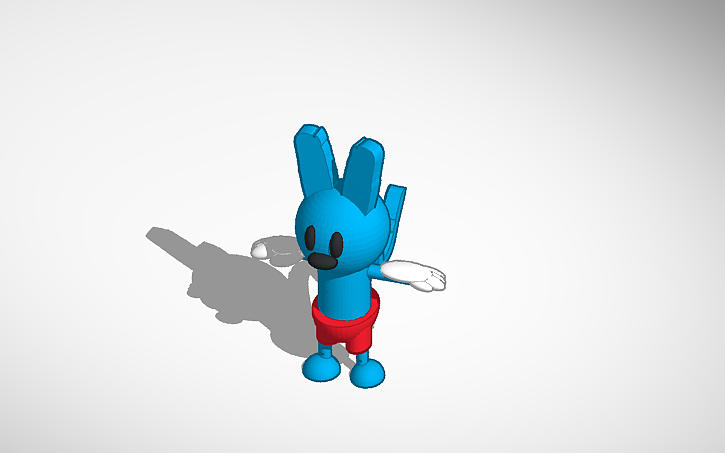 3D design Restored v1483 Ricky the rabbit monkey - Tinkercad