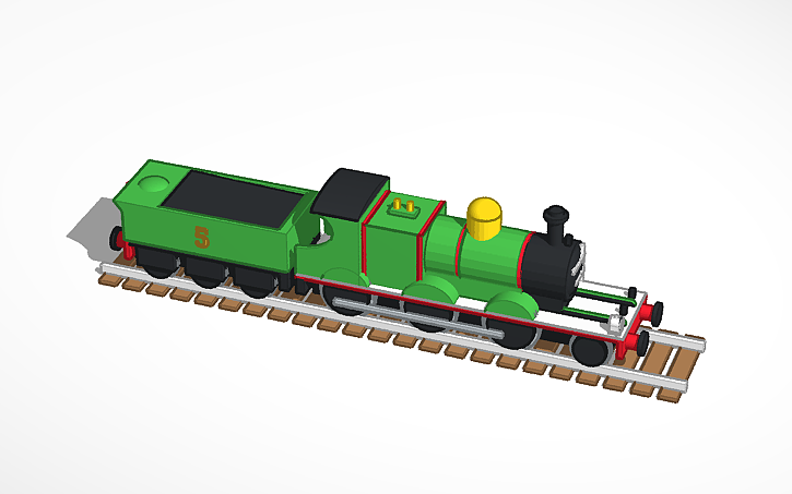 3D design TVS James The Green Mixed-Traffic Engine (Class 28 Mogul ...