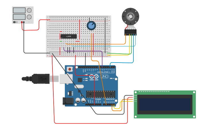 Circuit design CONTROL PID CON ENCODER - Tinkercad