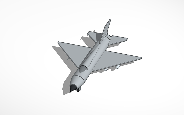 3D design Soviet MiG 21 - Tinkercad