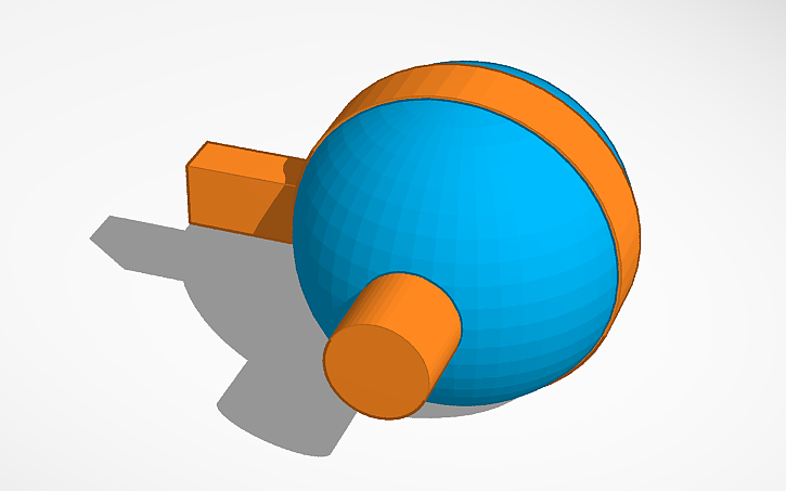 3D design ball joint - Tinkercad