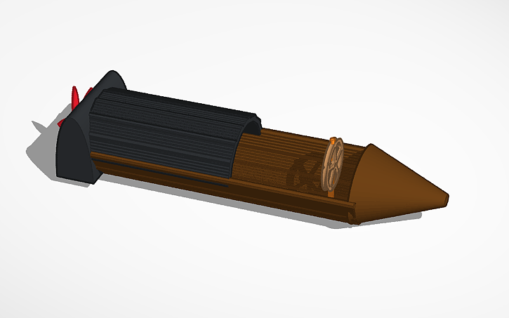 3D design Fantacy Boat - Tinkercad