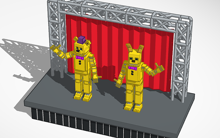 3D design Show stage - Tinkercad