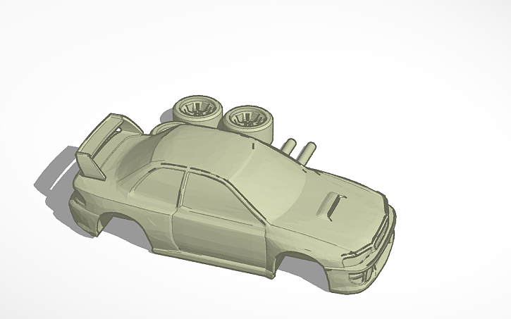 3D design Subaru Impreza 22b Full Model - Tinkercad
