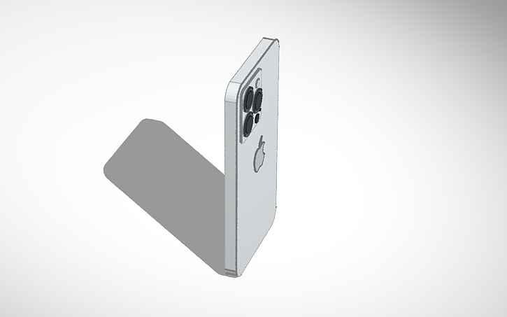 3D design İphone 14 - Tinkercad