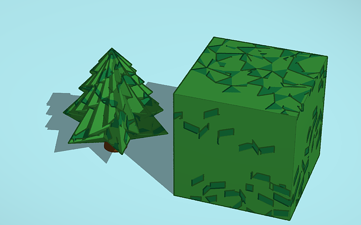 3D design Leaves Texture - Tinkercad