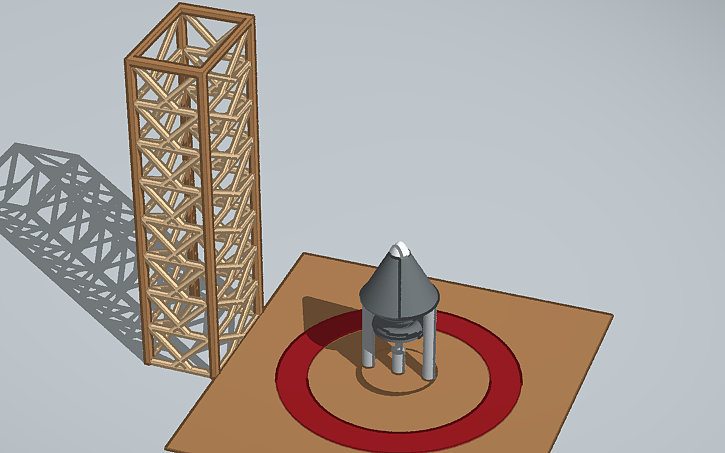 3D design Ksp kraken drive rocket (haha ksp physics) - Tinkercad