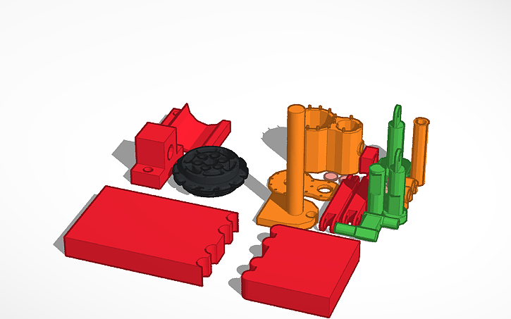 3D design air engine - Tinkercad