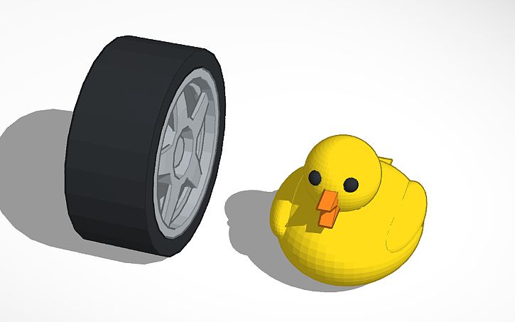 3D design duck - Tinkercad