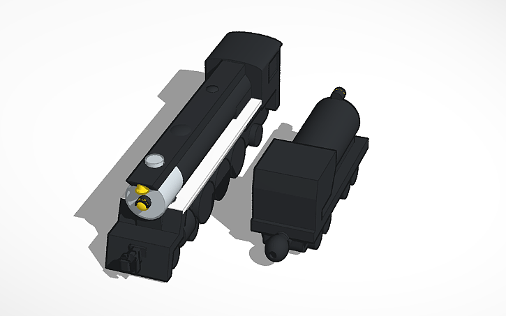 3D design Take Along Southern Pacific P-10 Pacific - Tinkercad