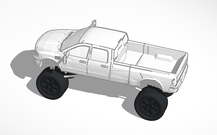 3D design Dodge ram - Tinkercad