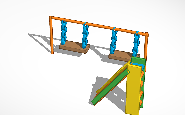 3D design Slide and swing - Tinkercad