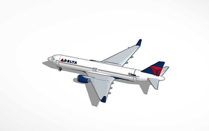 3D design Delta Airlines - Tinkercad