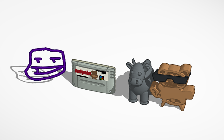 3D design Make Your Own Game Cart Entry 1 #SFC-CARTVV - Tinkercad