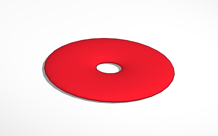 3D design Accretion Disk - Tinkercad