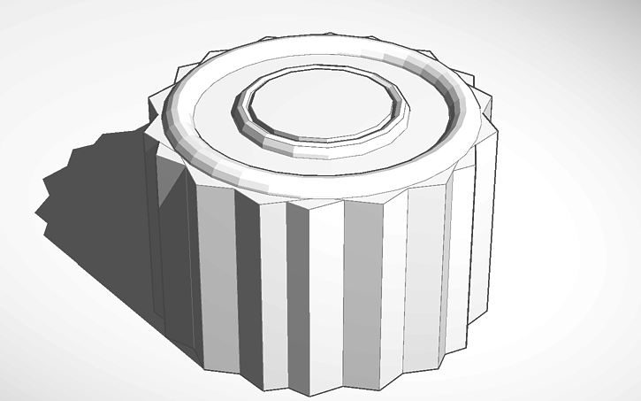 3D design Rotary Encoder Knob - Tinkercad