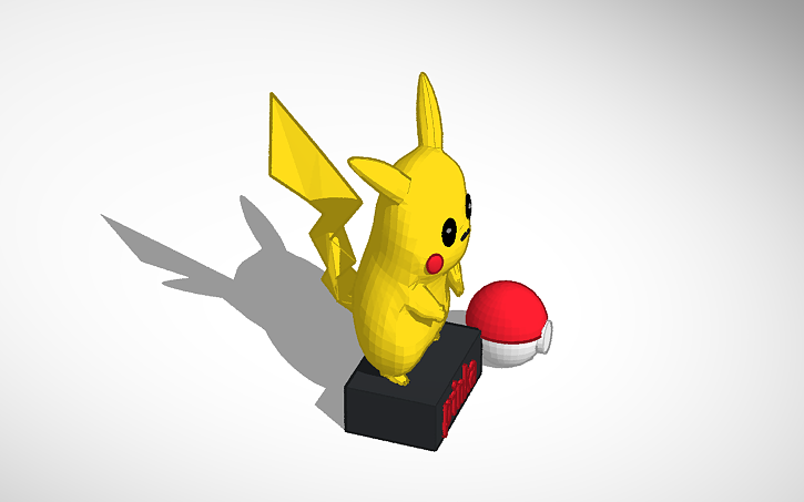 3D design pokemon - Tinkercad