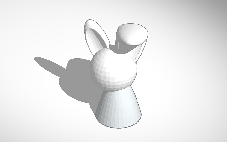 3D design Bunny Rabbit - Tinkercad
