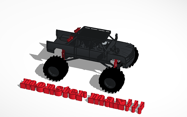 3D design my monster max - Tinkercad