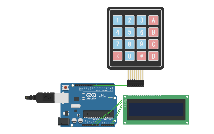 Circuit design Slot Machine - Tinkercad
