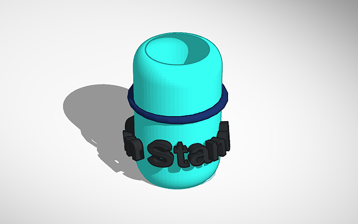 3D design pen stand - Tinkercad