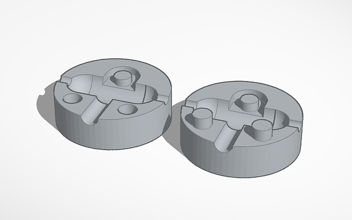 3D design Hot glue wire splicer and hanger - Tinkercad